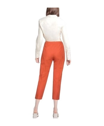 Max Mara High-waisted Straight-leg Cropped Casual Trousers