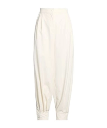 Max Mara High-waisted Jogger-style Casual Trousers - White