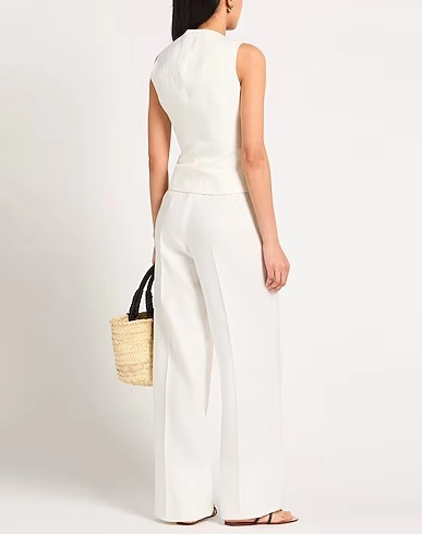 Max Mara High-waisted Loose Linen Trousers