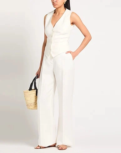 Max Mara High-waisted Loose Linen Trousers