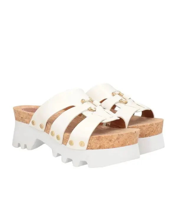 Chloé Simple Leather Sandals As Accessories