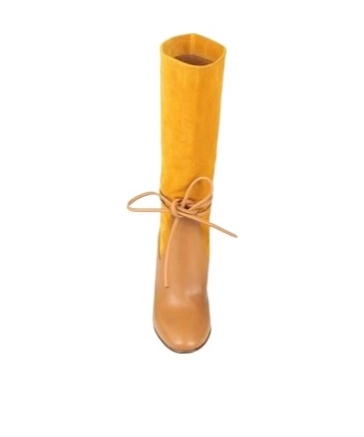 Chloé Thin-strap Tall Boots - Yellow