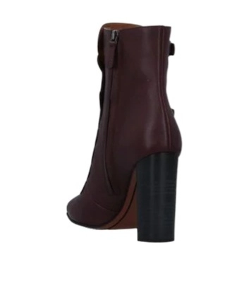 Chloé Solid-color Lace-up Ankle Boots