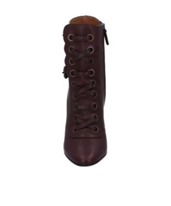 Chloé Solid-color Lace-up Ankle Boots
