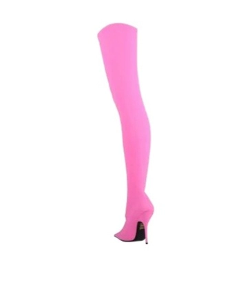 Balenciaga Solid Color High-heeled Pumps - Pink