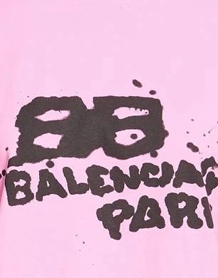 Balenciaga Soft Crew Neck Drop-shoulder Short