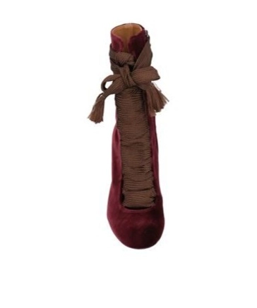 Chloé Velvet High-heel Ankle Boots - Brown