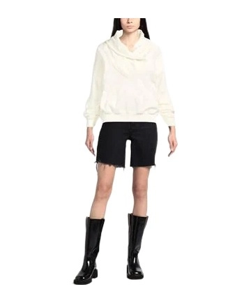 Saint Laurent Cuffed Long Sleeves Loose Solid Top