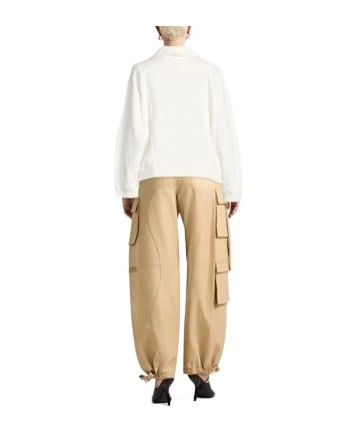 MAISON MARGIELA Collared Cropped Sweatshirt
