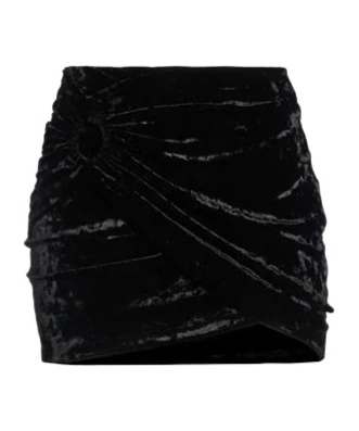Isabel Marant Étoile Velvet High-waisted Mini Skirt