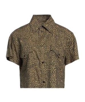 Saint Laurent All-over Leopard Print Shirt
