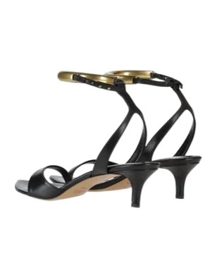 Isabel Marant Étoile Gold Kitten Heel Sandals