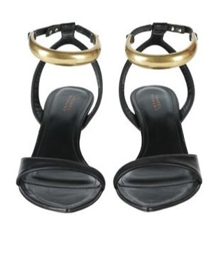 Isabel Marant Étoile Gold Kitten Heel Sandals
