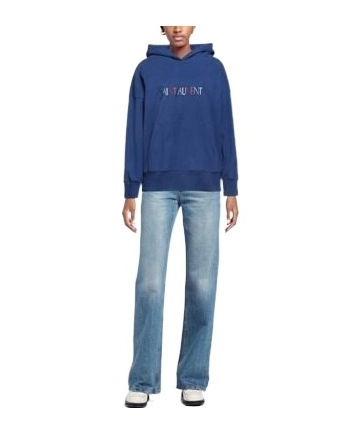 Saint Laurent Embroidery And Kangaroo Pocket