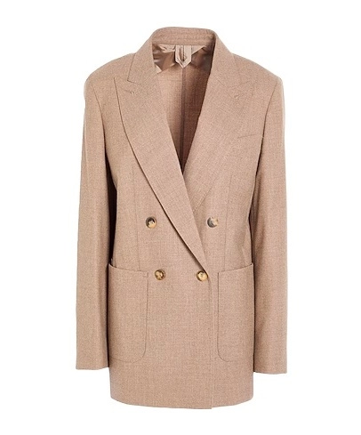 Max Mara Double-breasted Blazer - Nude
