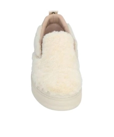 Chloé Elastic Slip-on Flats - White