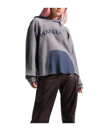 MAISON MARGIELA Color-block Hooded Sweatshirt