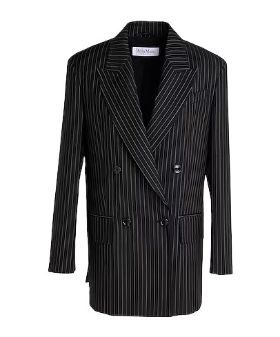 Max Mara Double-breasted Blazer - Black