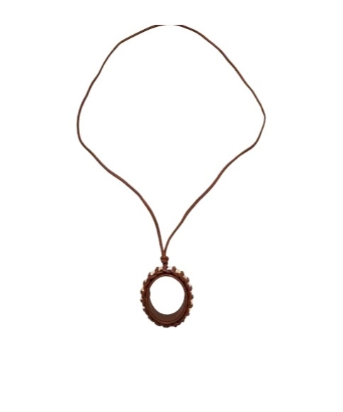 Max Mara Metal Pendant Necklace