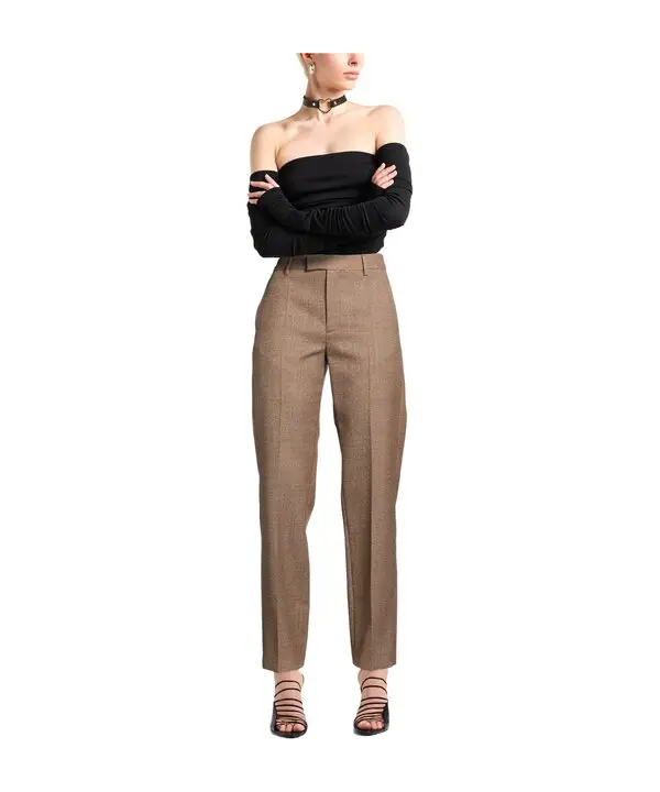 MAISON MARGIELA High-waisted Slim-fit Dress Pants