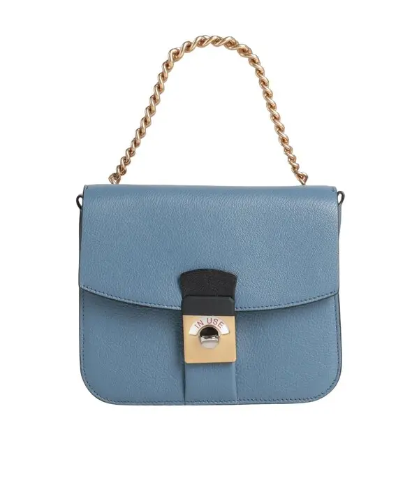 MAISON MARGIELA Multi-color Leather Flap Bag - Blue
