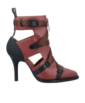 Chloé Color-block Ankle Boots - Red