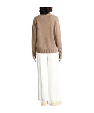 Max Mara High-waisted Pleated Wide-leg Trousers - White