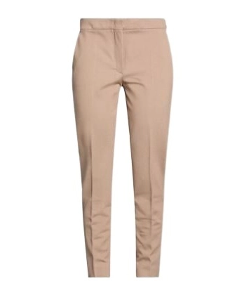 Max Mara High-waisted Slim-fit Straight-leg Cropped Dress Pants - Nude