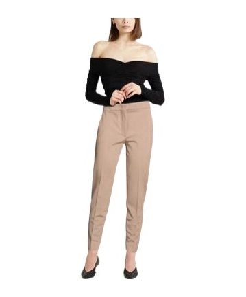Max Mara High-waisted Slim-fit Straight-leg Cropped Dress Pants