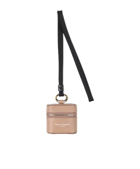 MAISON MARGIELA Leather Earphone Case - Nude
