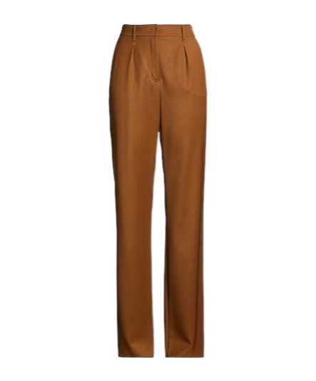 Max Mara High-waisted Wide-leg Dress Pants - Brown