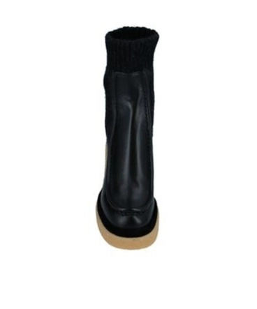 Chloé Round-toe Block-heel Knit Shoes