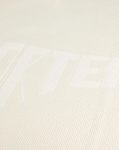 Rick Owens Two-tone Jacquard Wool Knit Scarf