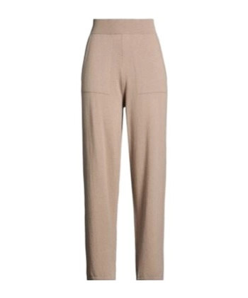 Max Mara High-waist Knit Tapered Cropped Trousers - Nude