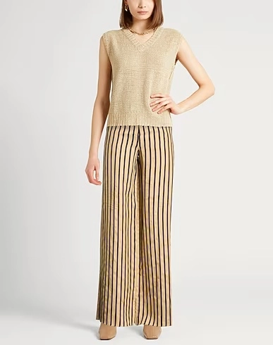 Max Mara High-waisted Loose Striped Suit Trousers