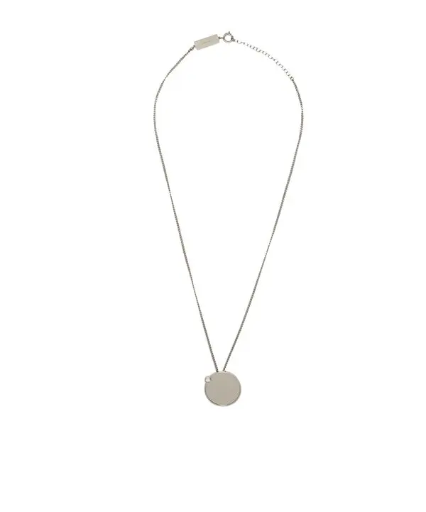 MAISON MARGIELA Necklace With Metal Brand Logo - Yellow