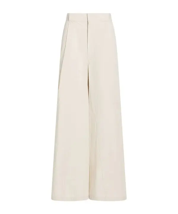 MAISON MARGIELA Solid Color Flared Trousers
