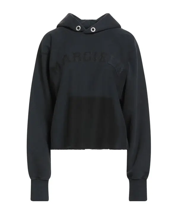 MAISON MARGIELA Cropped Hooded Sweatshirt