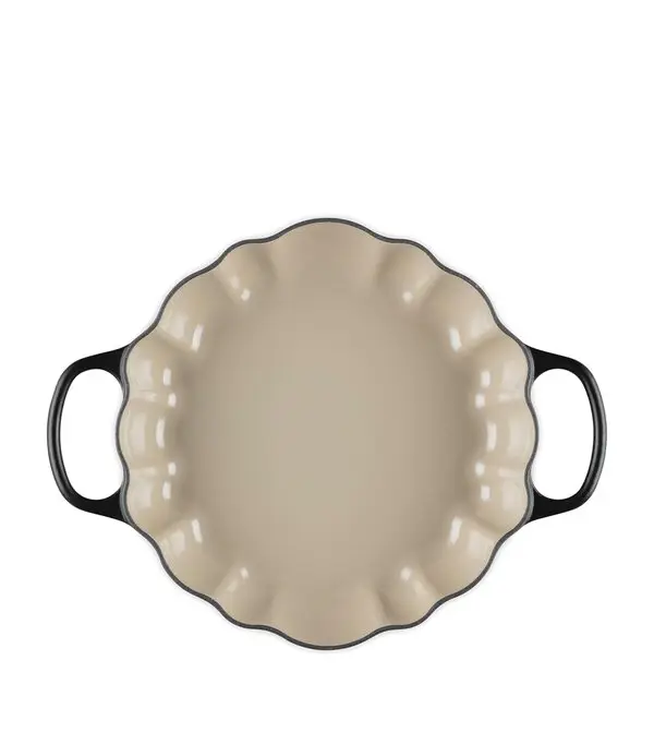 LE CREUSET Cast Iron Pumpkin Shallow Casserole Dish