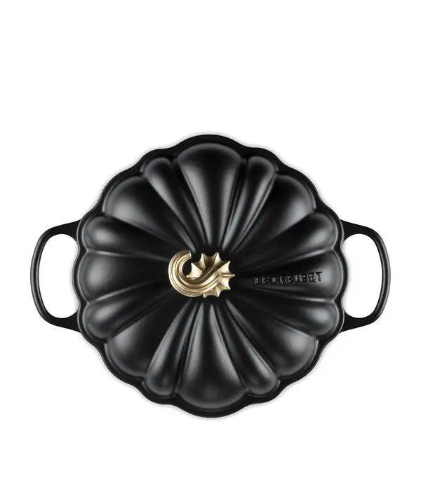 LE CREUSET Cast Iron Pumpkin Shallow Casserole Dish