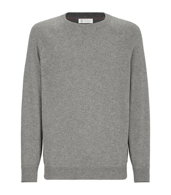Brunello Cucinelli Cashmere Crew-neck Sweatshirt