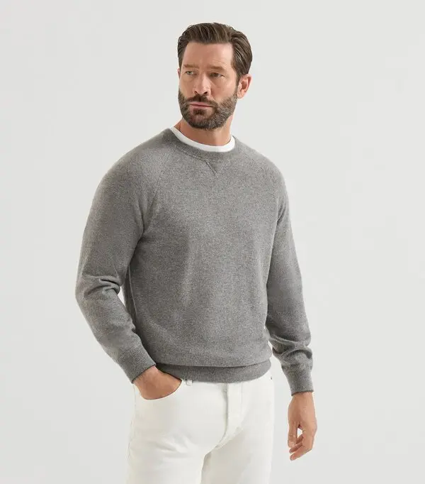 Brunello Cucinelli Cashmere Crew-neck Sweatshirt