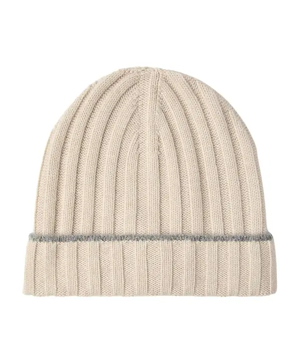 Brunello Cucinelli Cashmere Ribbed Beanie