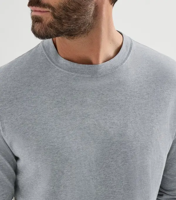 Brunello Cucinelli Cotton Long-sleeve T-shirt - Grey