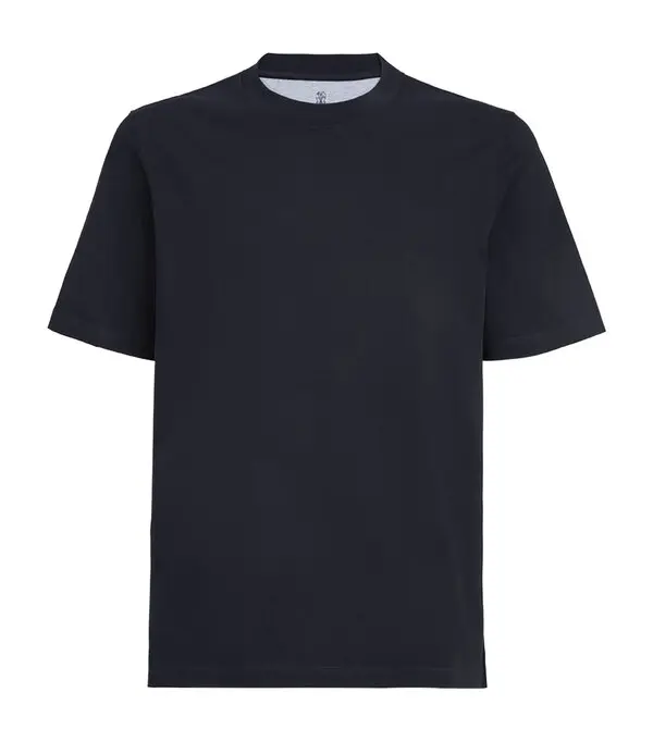 Brunello Cucinelli Cotton V-neck T-shirt