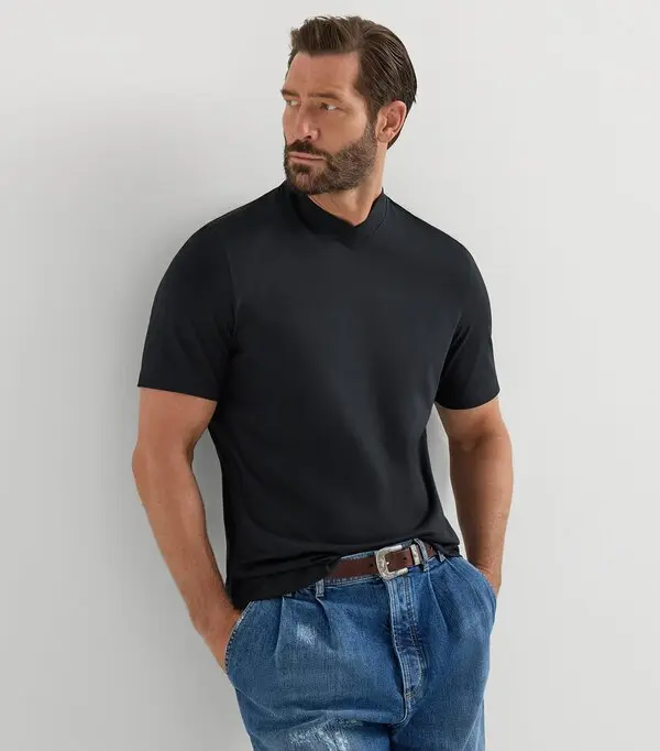 Brunello Cucinelli Cotton V-neck T-shirt