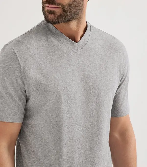 Brunello Cucinelli Cotton V-neck T-shirt
