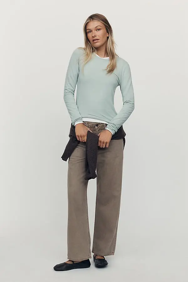 Anthropologie Evan Long Sleeve Tee