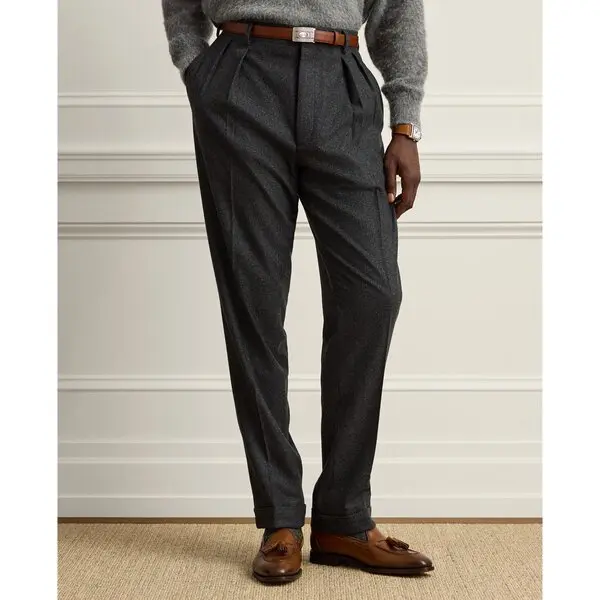 Ralph Lauren Glenn Hand-tailored Flannel Trouser