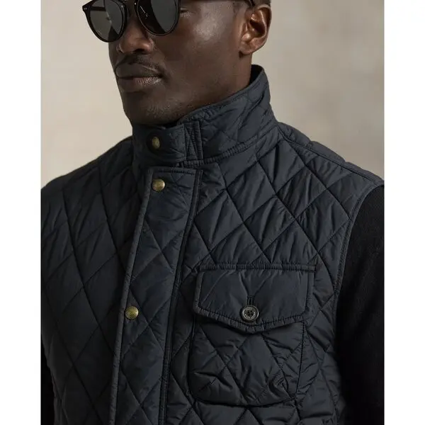 Ralph Lauren Beaton Quilted Vest - Polo Black